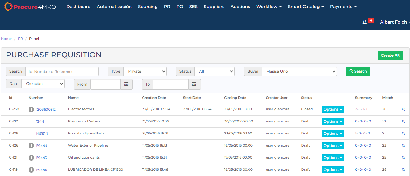 Homepage - Procure4MRO